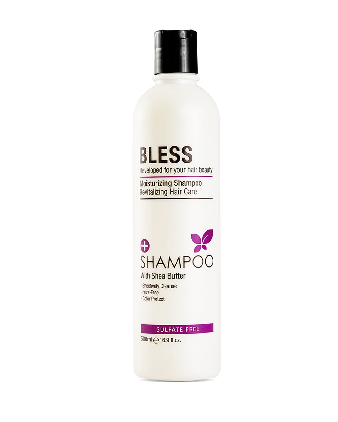 Shampoo – shea butter – sulfate free 500 ml – BLESS — Natural Hair ...